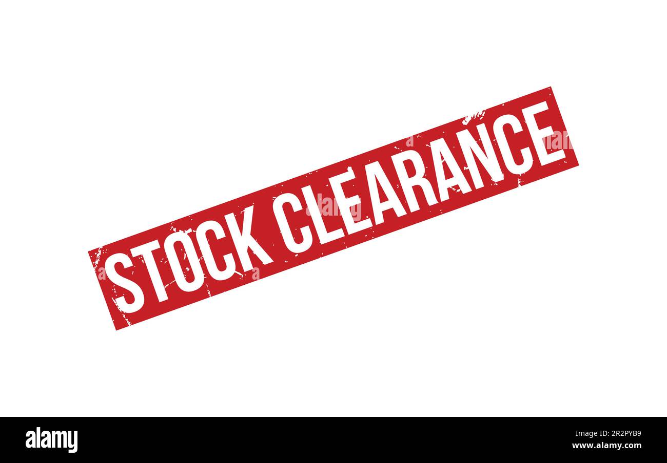 Stock Clearance Rubber Stamp Seal Vector Stock Vector Image & Art - Alamy