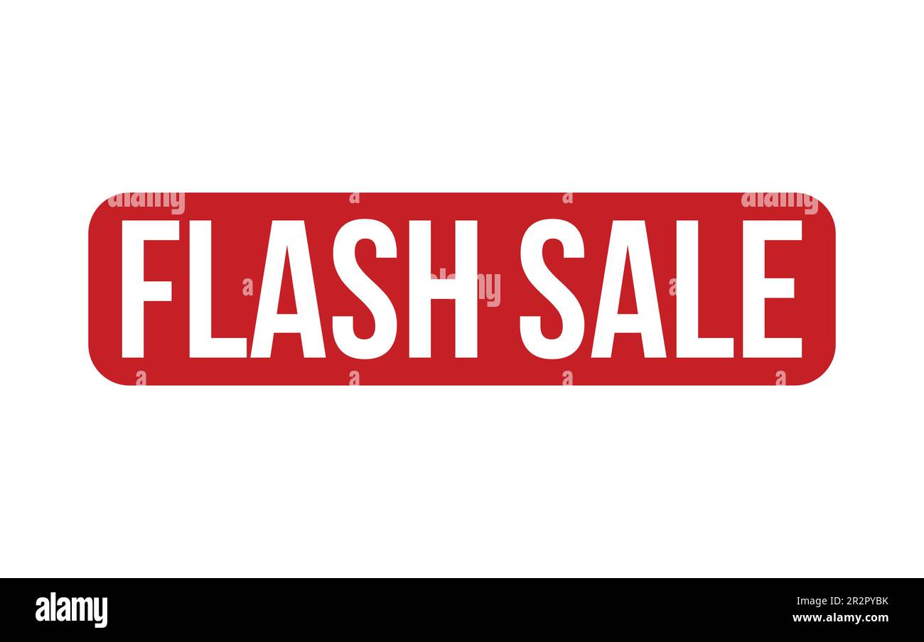 Flash Sale Rubber Stamp Seal Vector Stock Vector Image & Art - Alamy