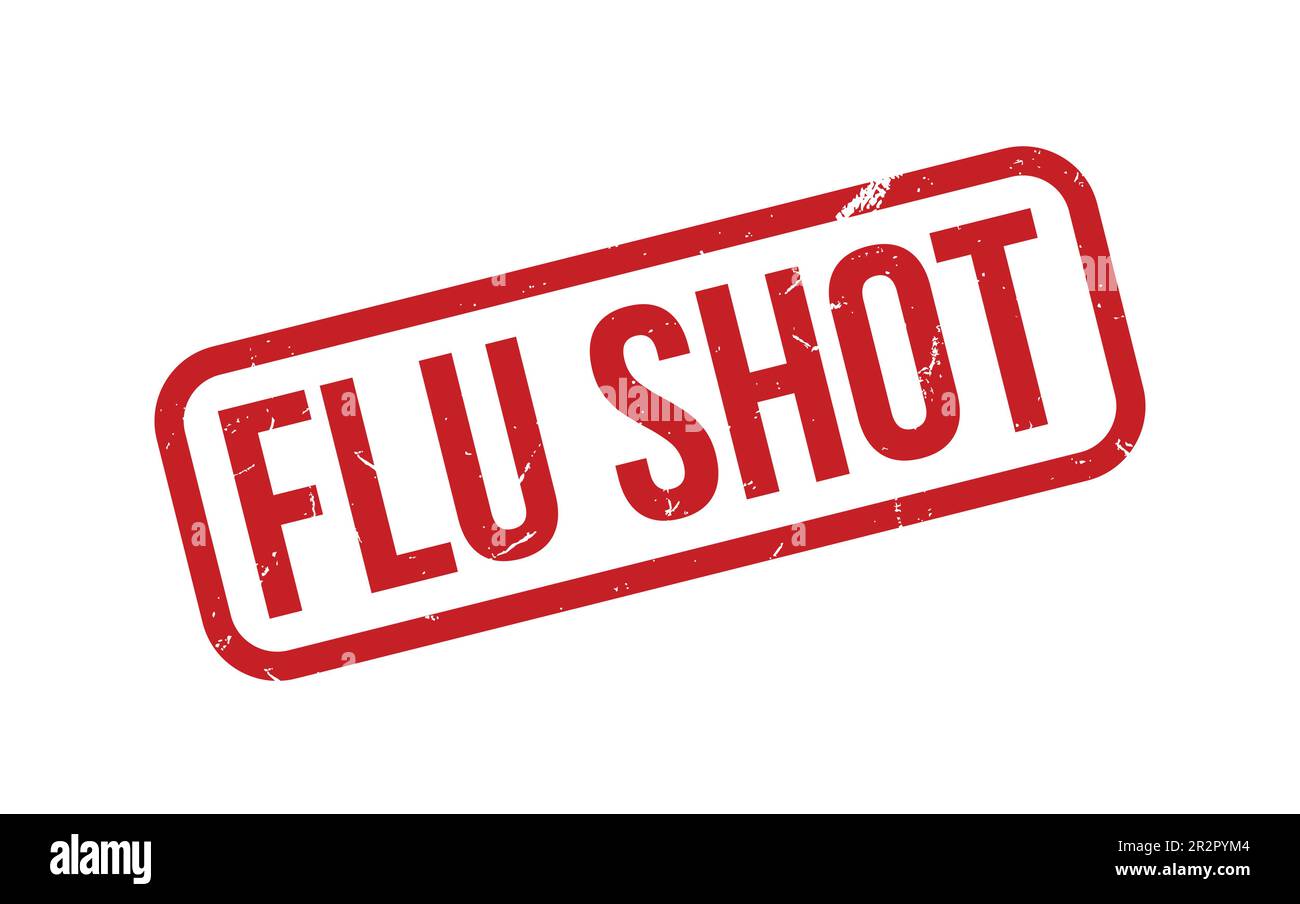 Flu shot stamp Stock Vector Images - Alamy
