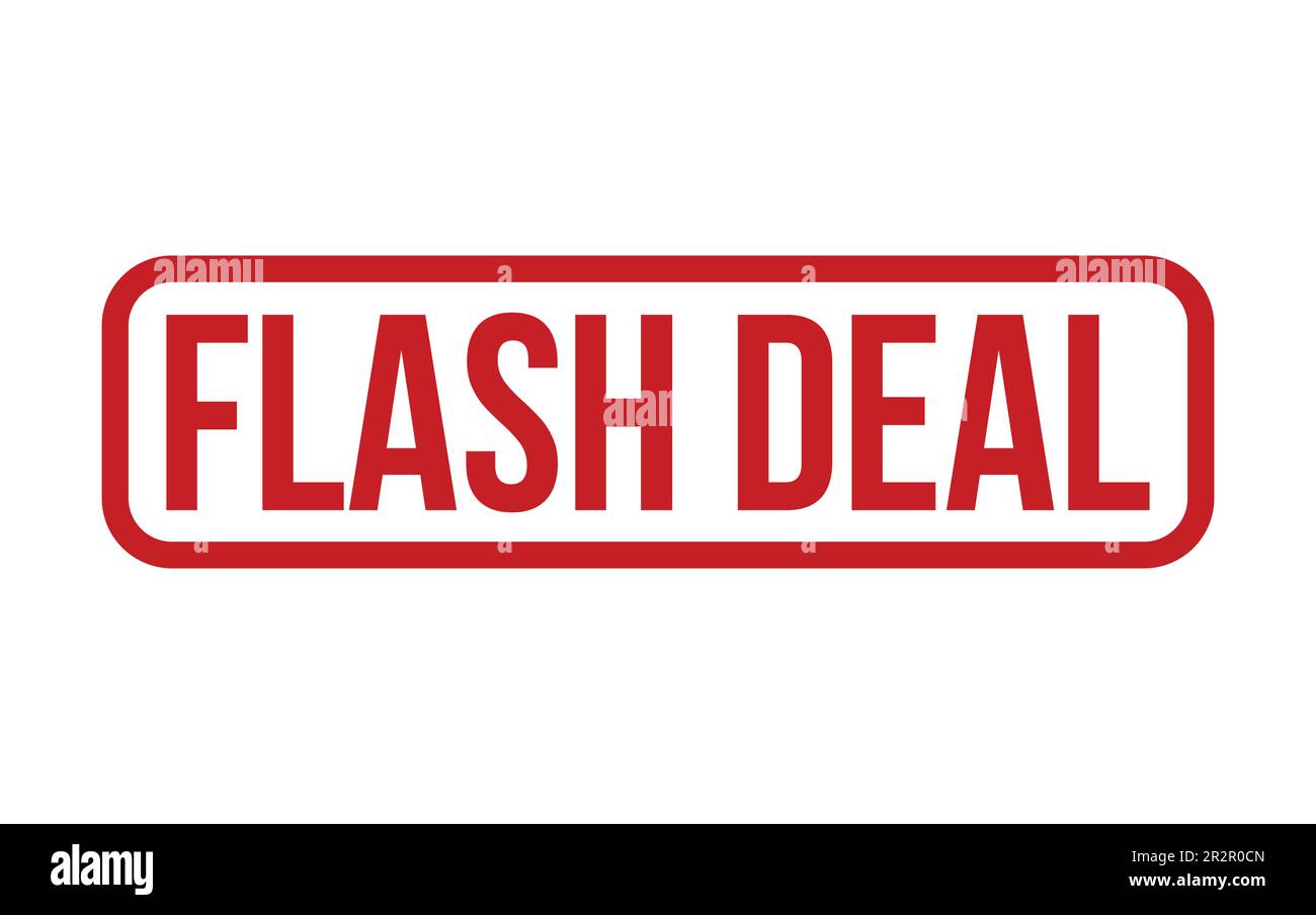 Flash Deal Rubber Stamp Seal Vector Stock Vector Image & Art - Alamy