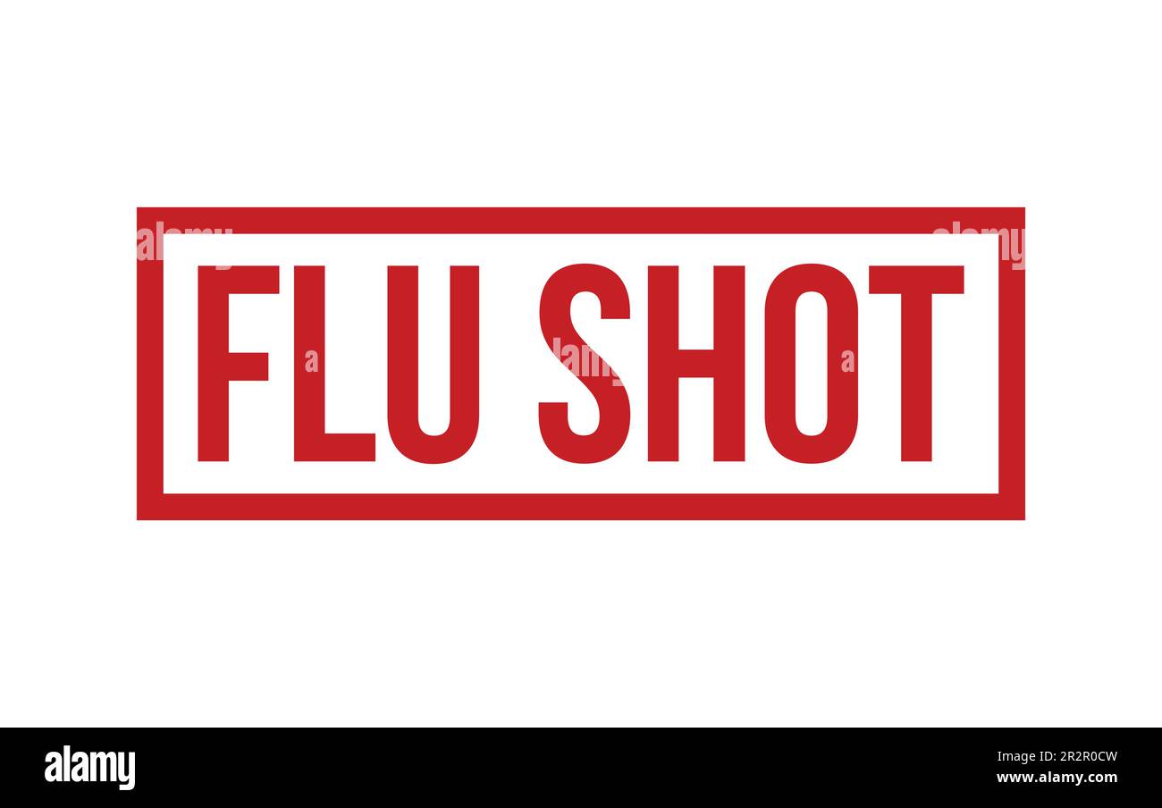 Flu shot stamp Stock Vector Images - Alamy
