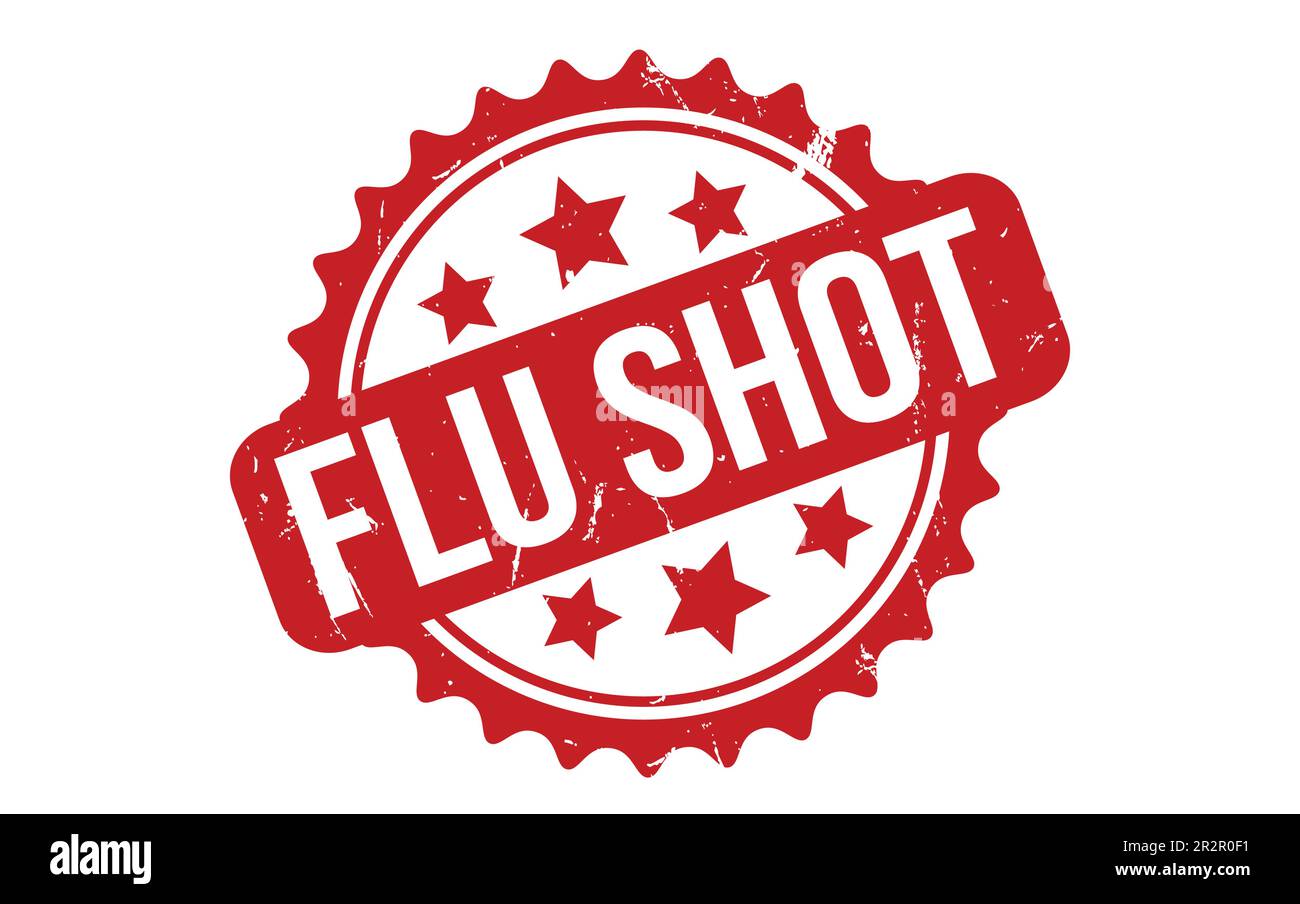 Flu shot stamp Stock Vector Images - Alamy