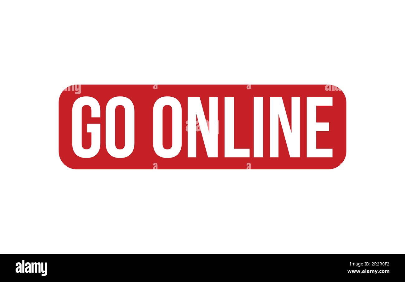 Go online stamp hi-res stock photography and images - Alamy