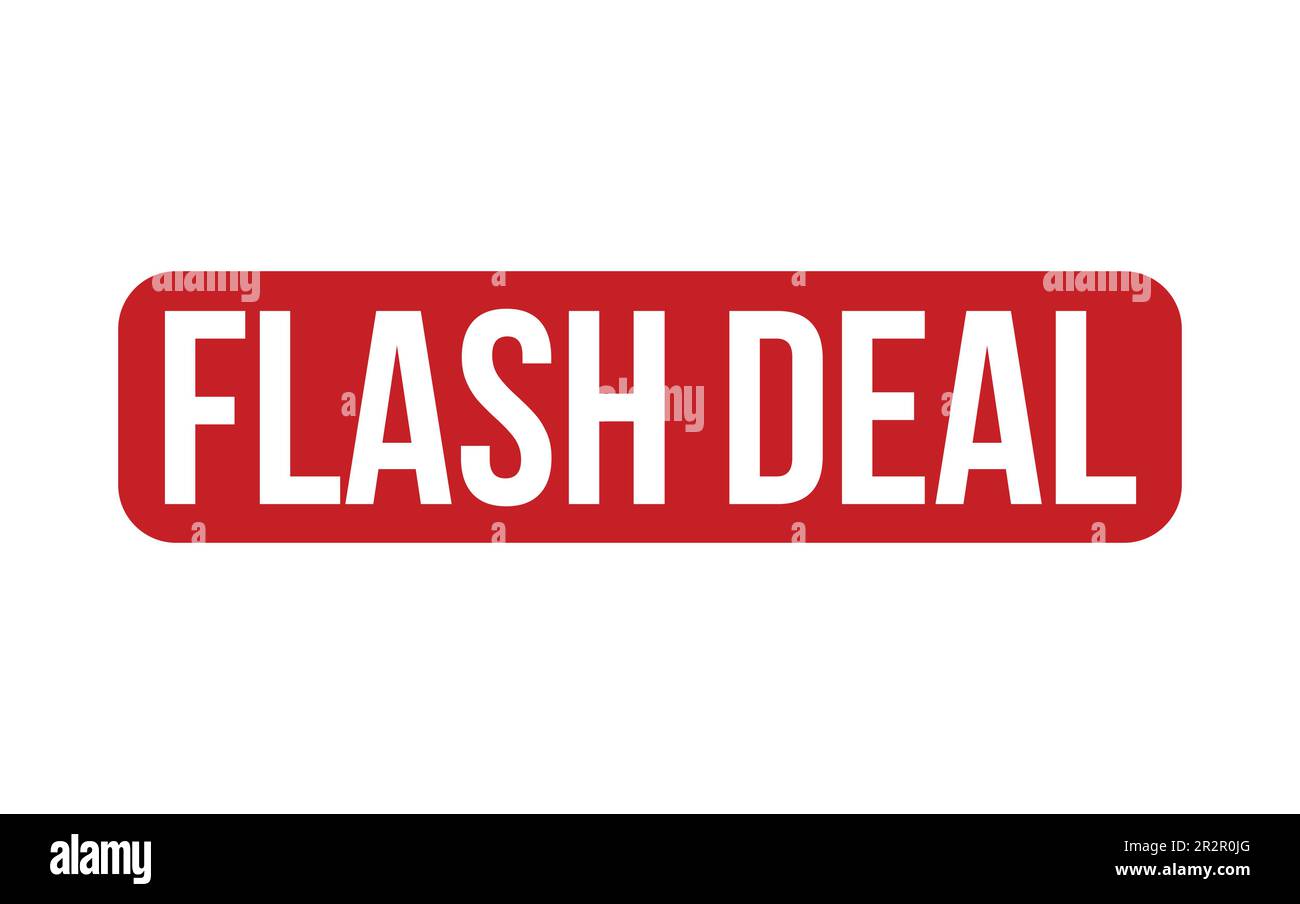 Flash Deal Rubber Stamp Seal Vector Stock Vector Image & Art - Alamy
