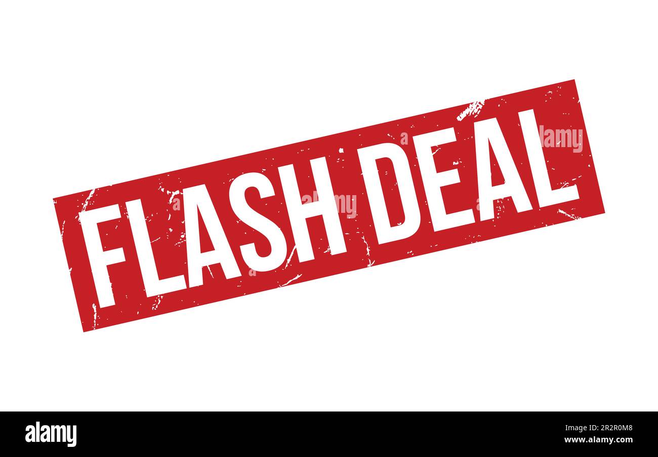 Flash Deal Rubber Stamp Seal Vector Stock Vector Image & Art - Alamy