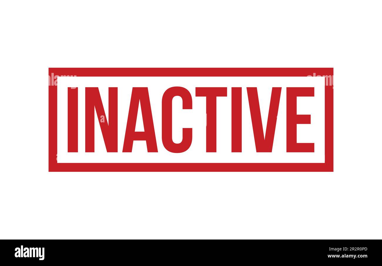 Inactive Rubber Stamp Seal Vector Stock Vector Image & Art - Alamy