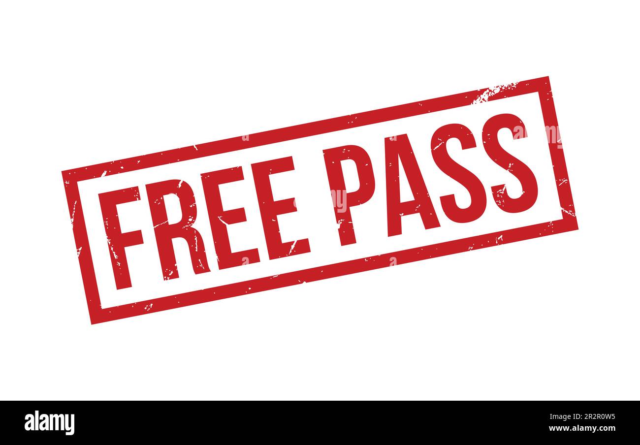 Free Pass Rubber Stamp Seal Vector Stock Vector Image & Art - Alamy