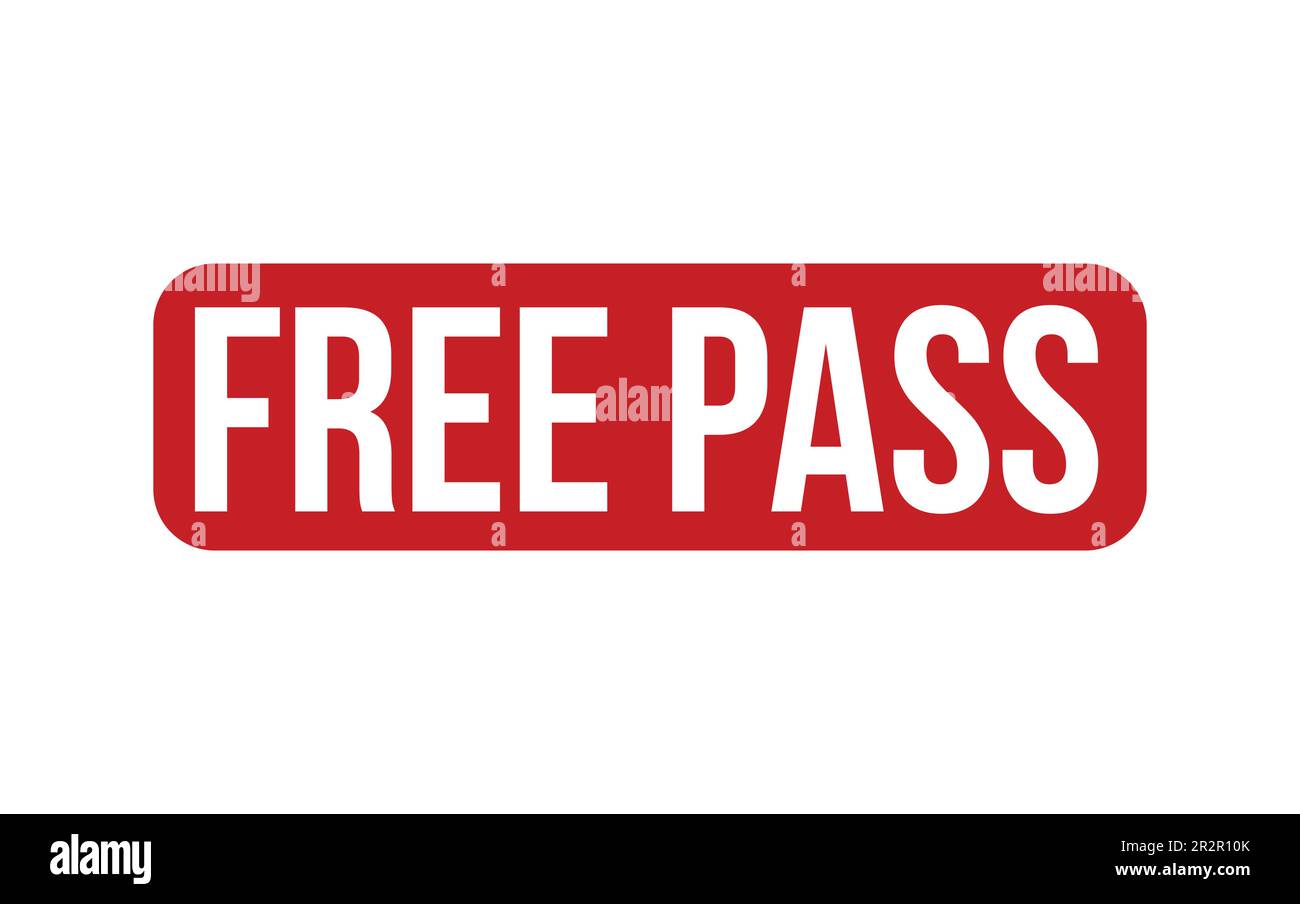 Free Pass Rubber Stamp Seal Vector Stock Vector Image & Art - Alamy