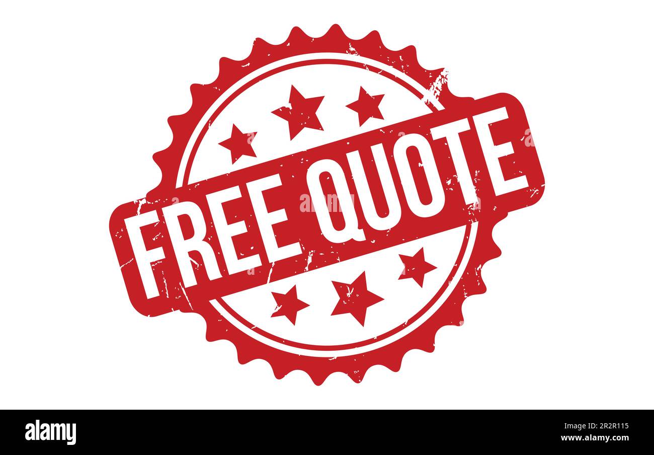 Free Quote Rubber Stamp Seal Vector Stock Vector Image & Art - Alamy