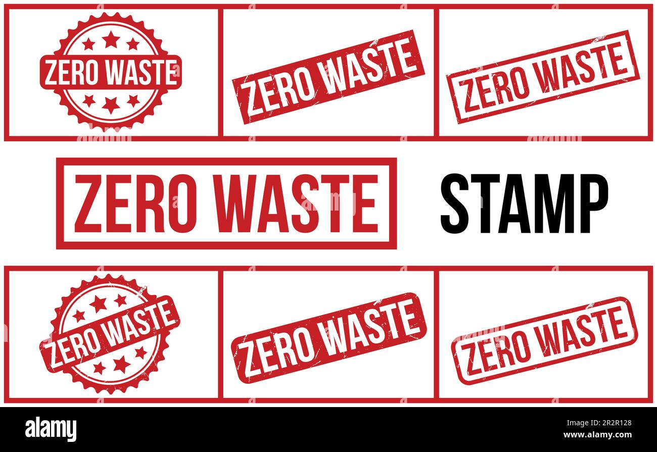 Zero Waste Rubber Stamp Set Vector Stock Vector Image & Art - Alamy