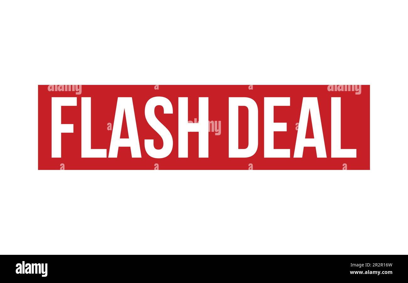Flash Deal Rubber Stamp Seal Vector Stock Vector Image & Art - Alamy