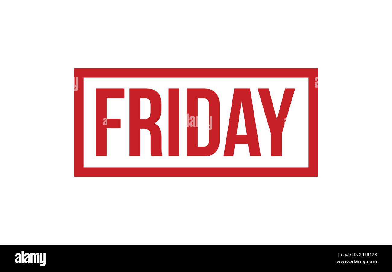 Friday Rubber Stamp Seal Vector Stock Vector Image & Art - Alamy