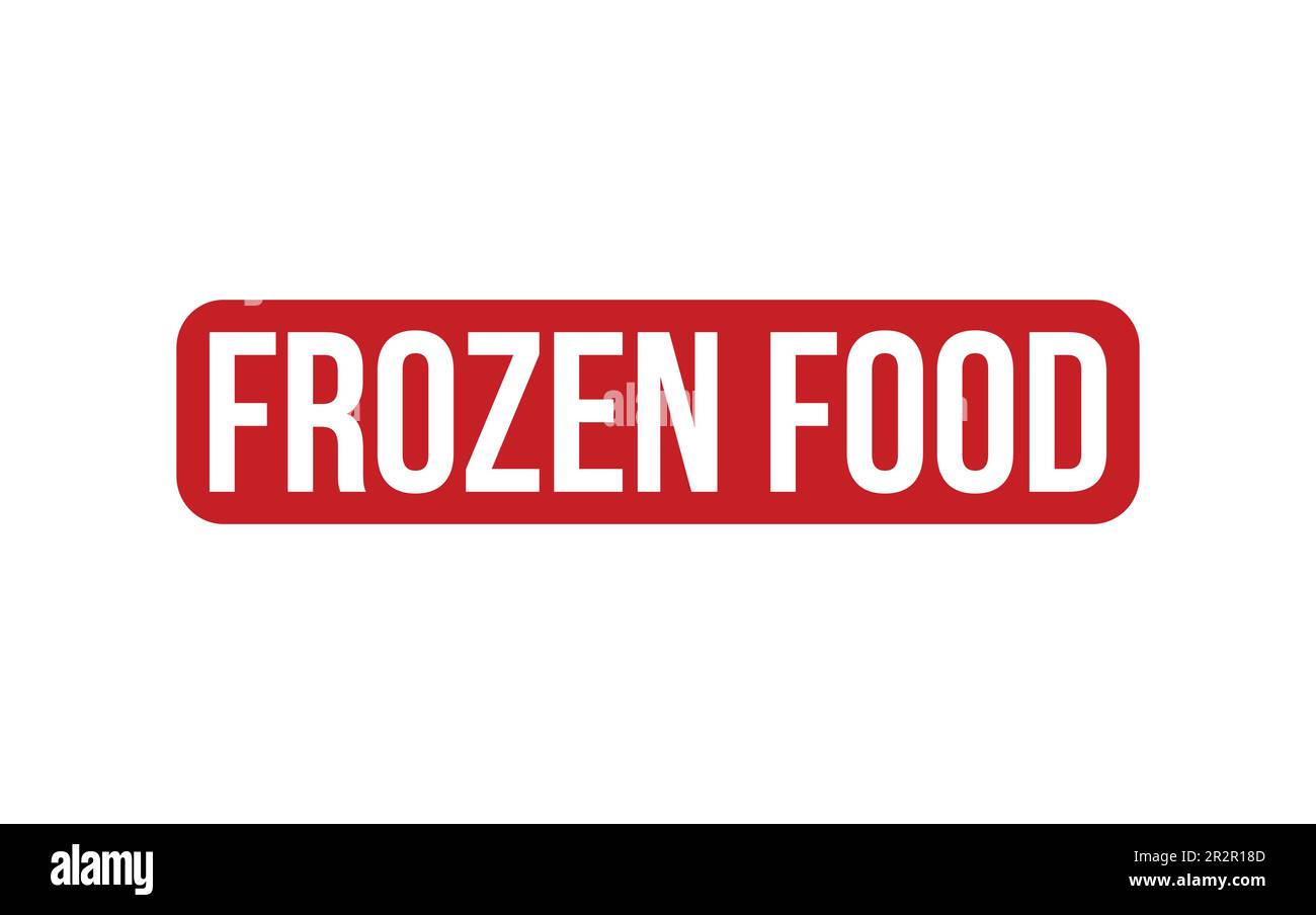 Frozen Food Rubber Stamp Seal Vector Stock Vector Image & Art - Alamy