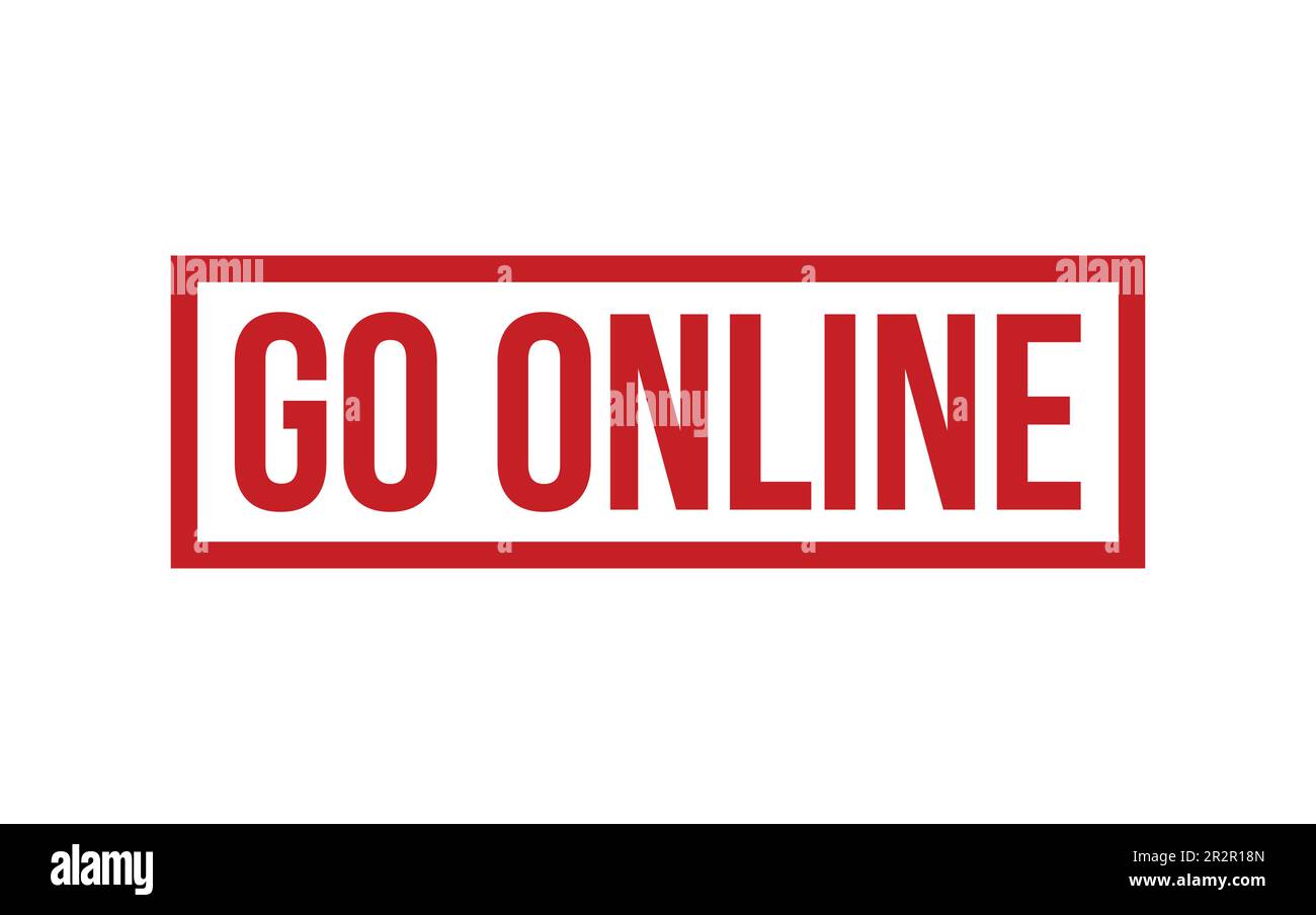 Go online stamp hi-res stock photography and images - Alamy