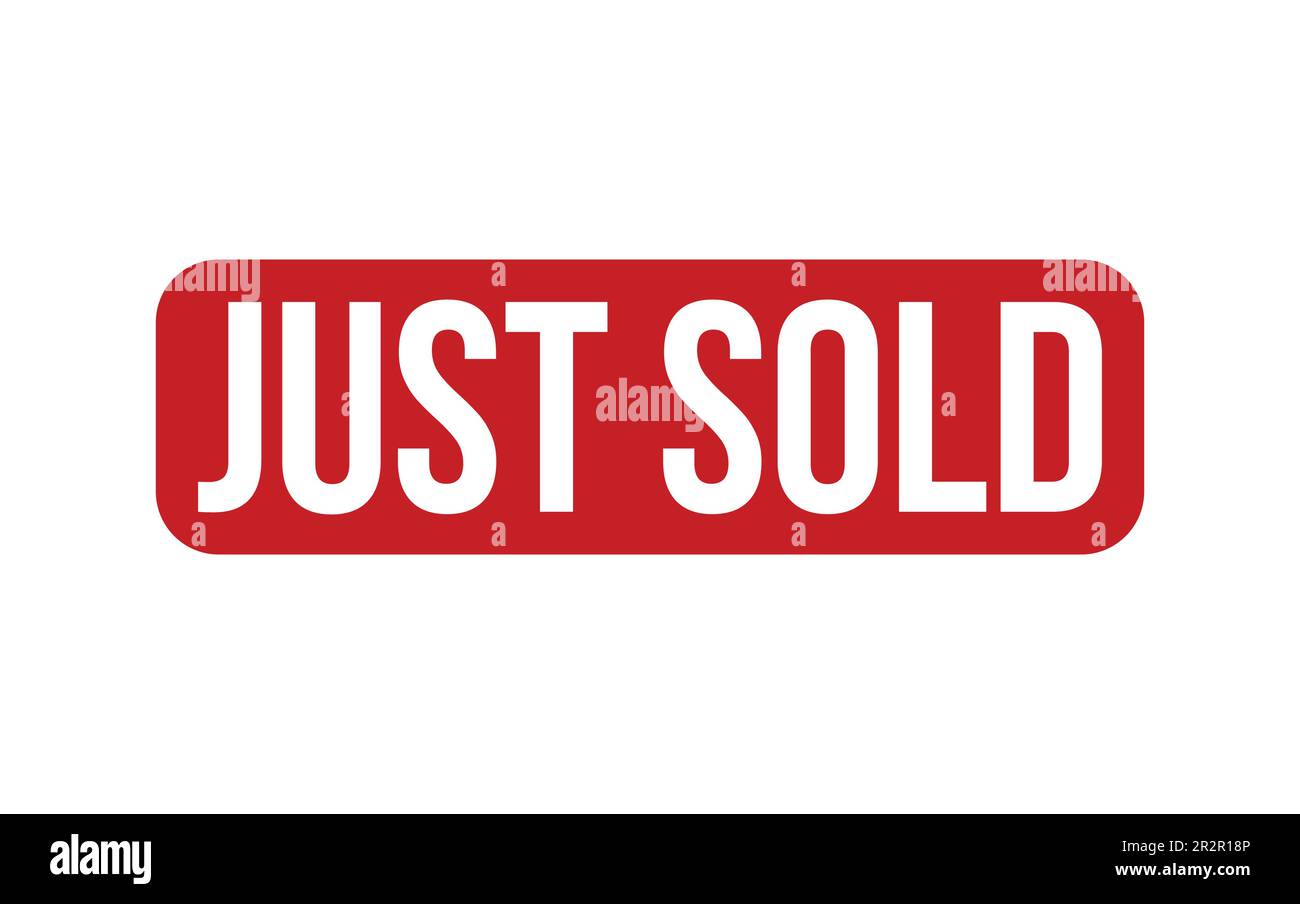 Just sold vector vectors hi-res stock photography and images - Alamy