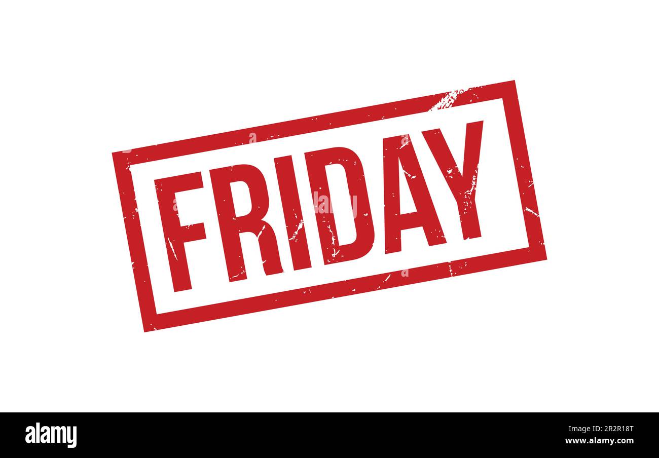 Friday rubber stamp hi-res stock photography and images - Alamy