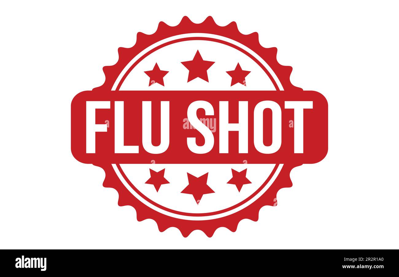 Flu shot stamp Stock Vector Images - Alamy
