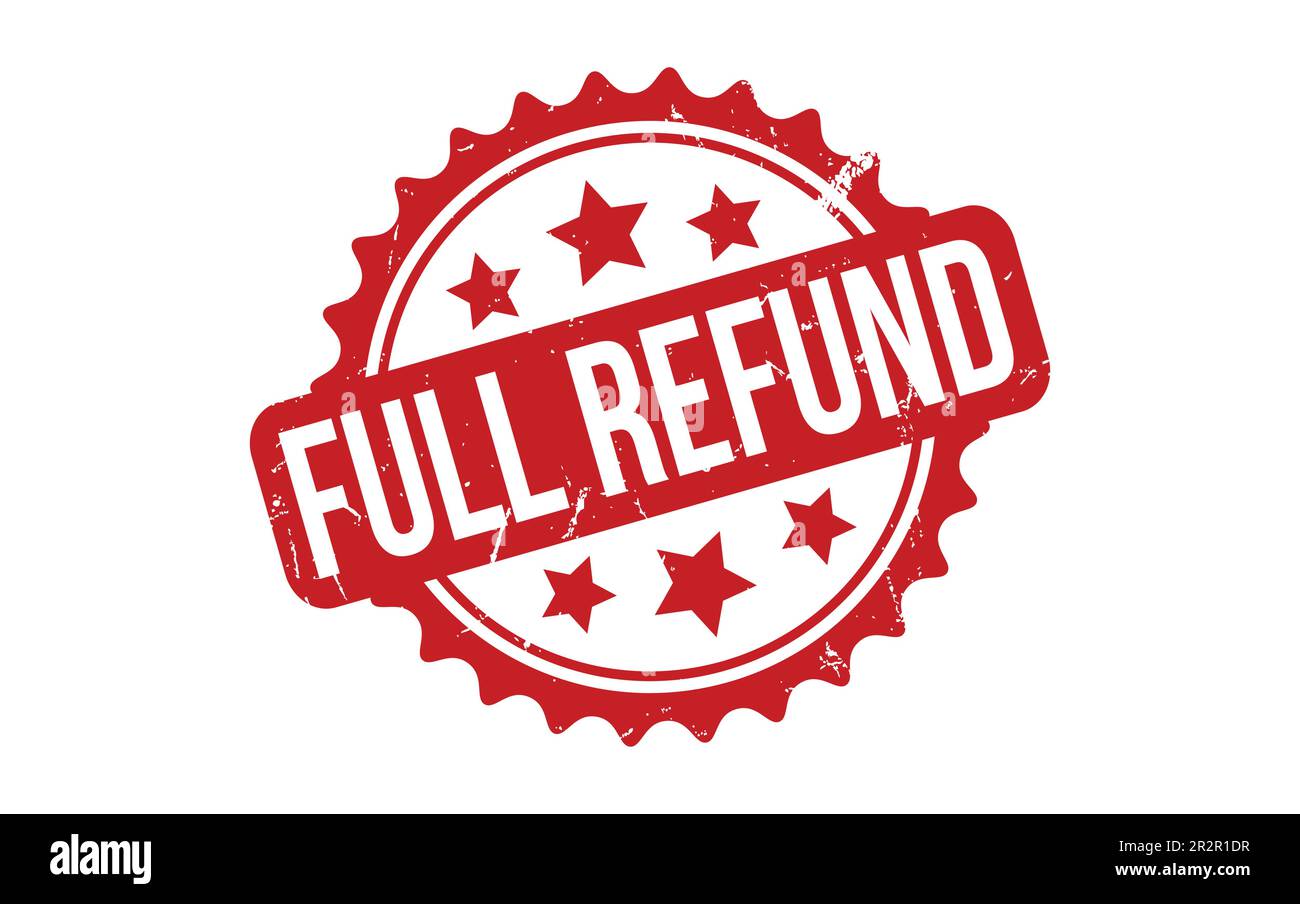 Full Refund Rubber Stamp Seal Vector Stock Vector Image & Art - Alamy
