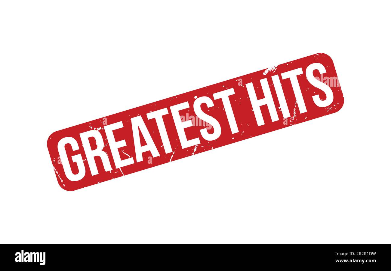 Greatest hits stamp Stock Vector Images - Alamy