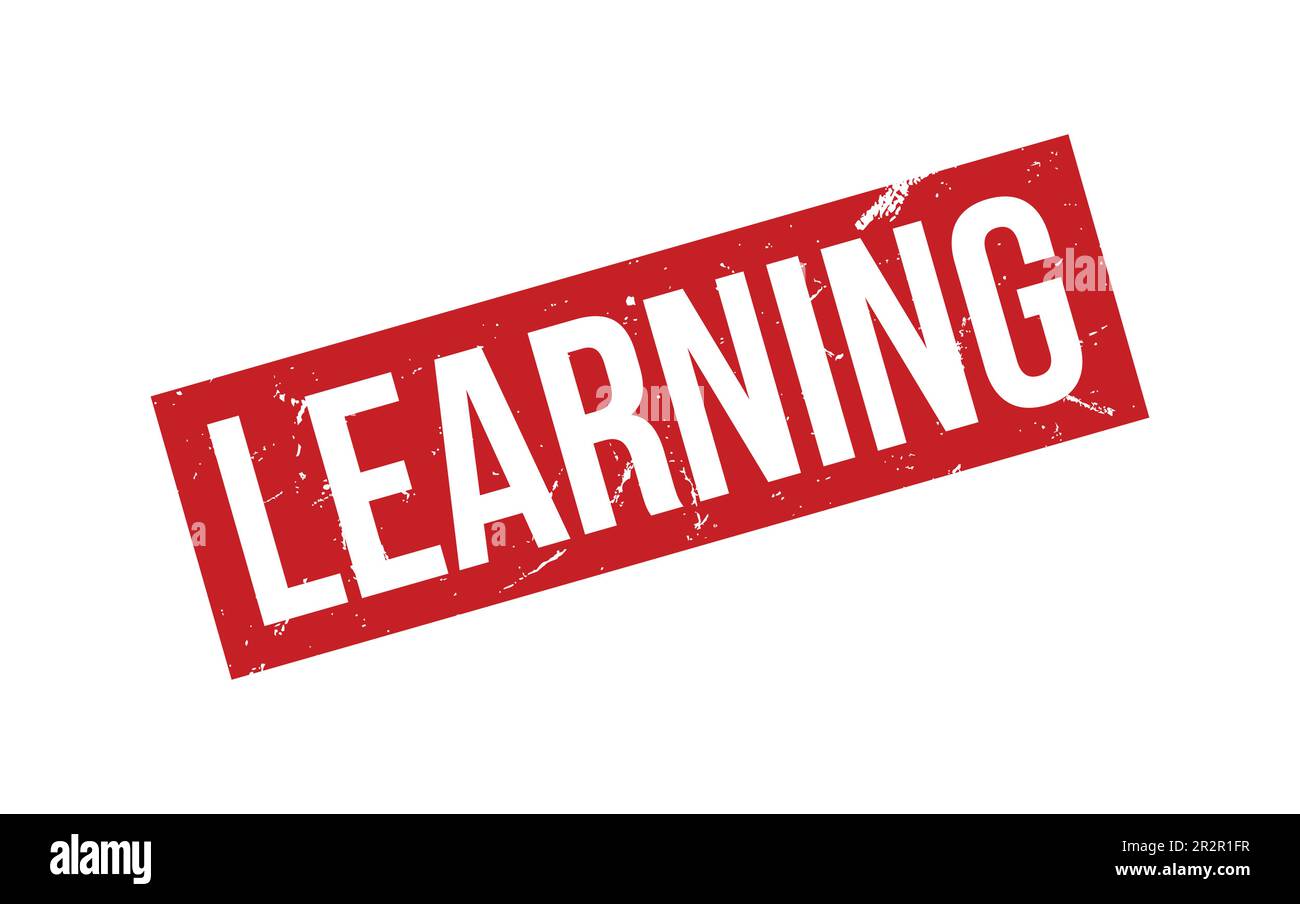 Learning Rubber Stamp Seal Vector Stock Vector Image & Art - Alamy