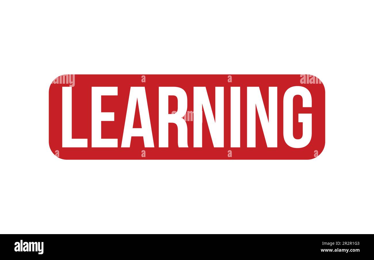 Learning Rubber Stamp Seal Vector Stock Vector Image & Art - Alamy