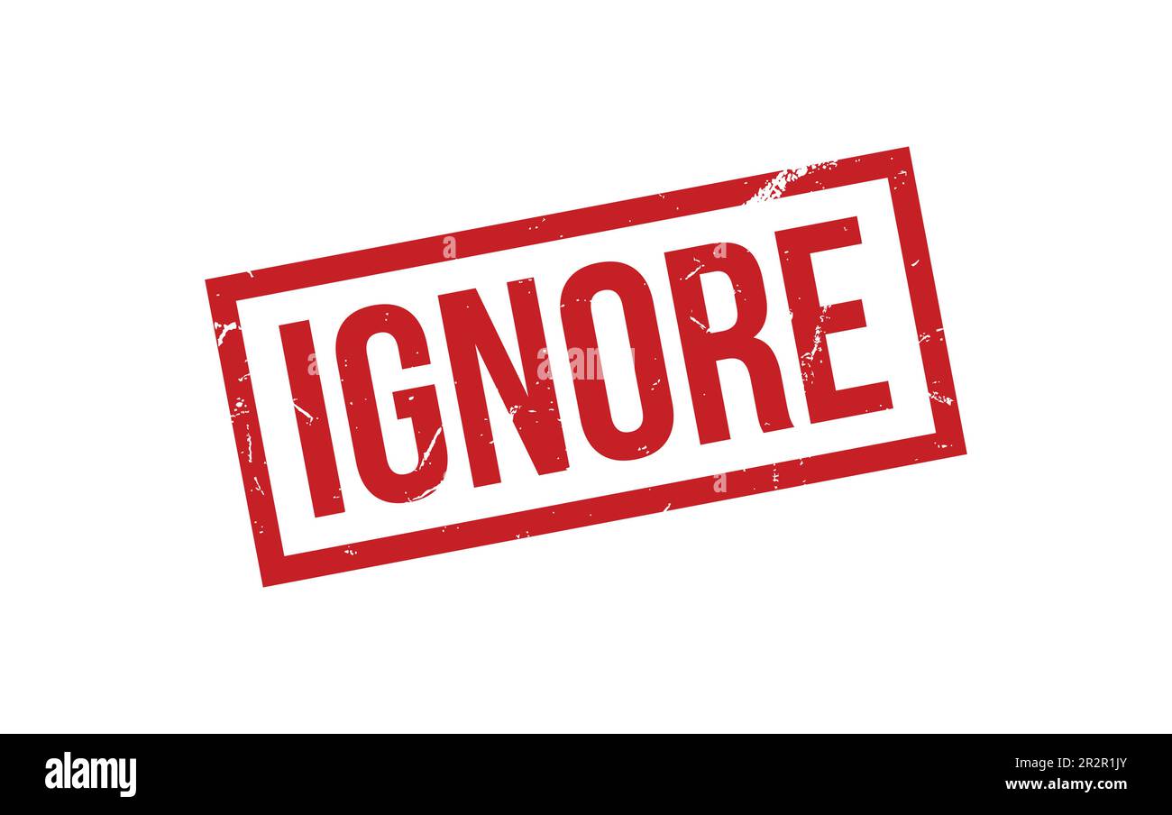 Do not cross ignore Stock Vector Images - Alamy