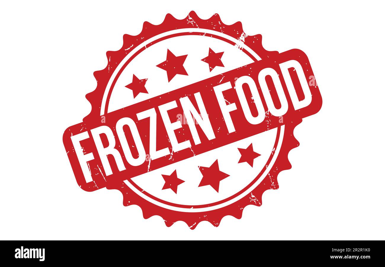 Frozen Food Rubber Stamp Seal Vector Stock Vector Image & Art - Alamy
