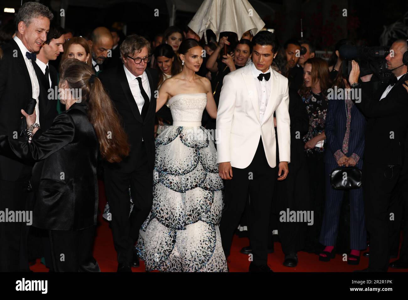 May 20, 2023, Cannes, Cote d'Azur, France: TODD HAYNES, NATALIE PORTMAN and CHARLES MELTON ...