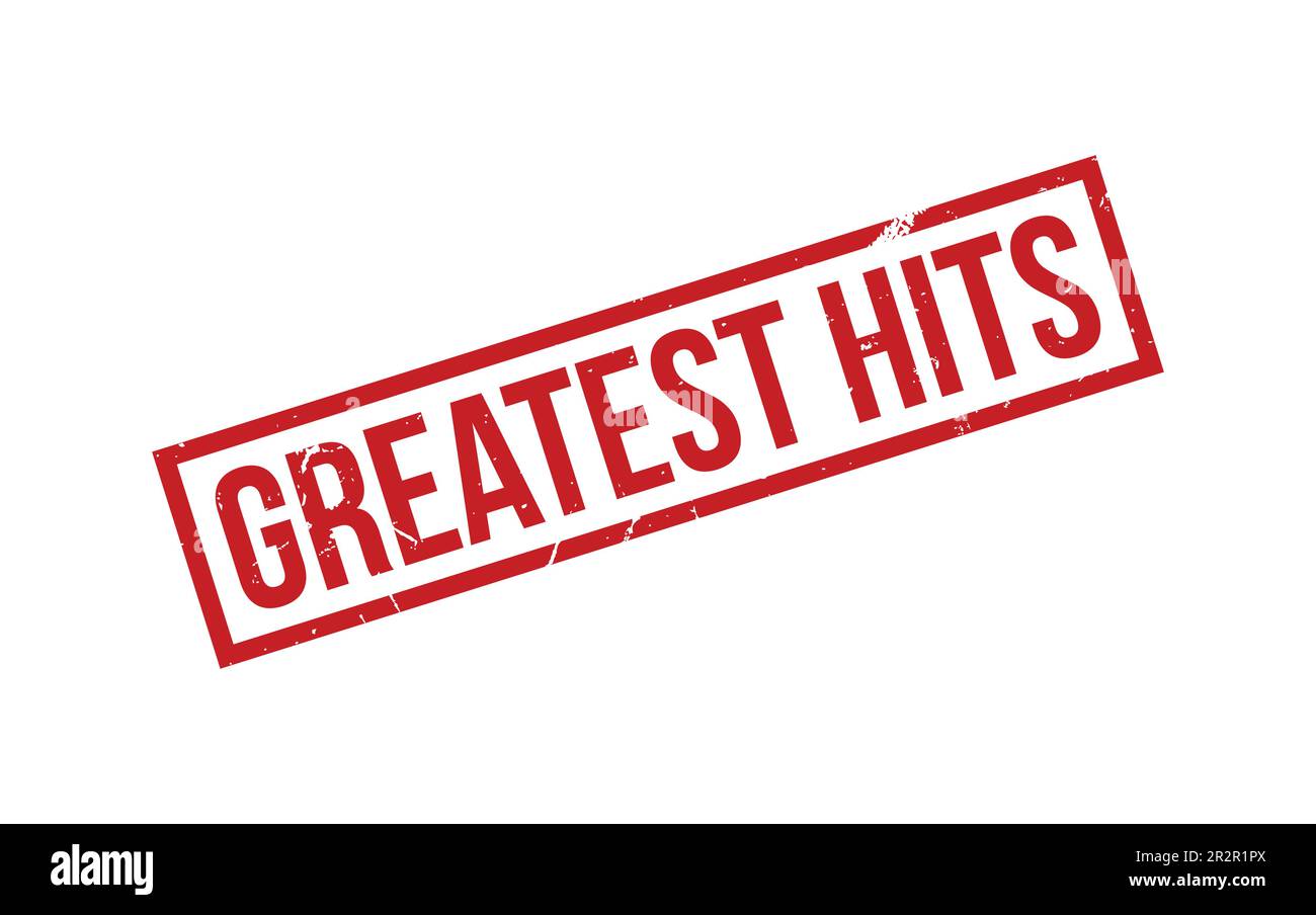 Greatest Hits Rubber Stamp Seal Vector Stock Vector Image & Art - Alamy