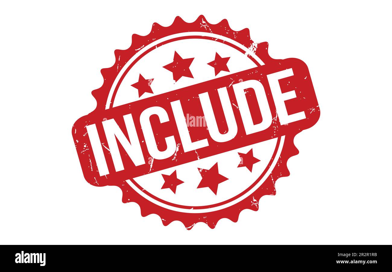 Include Rubber Stamp Seal Vector Stock Vector Image And Art Alamy