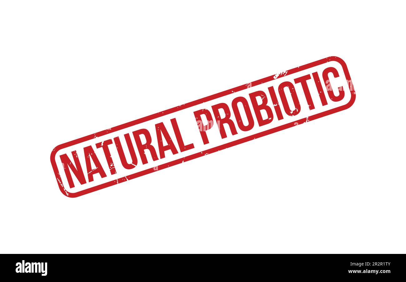 Natural probiotic stamp hi-res stock photography and images - Alamy