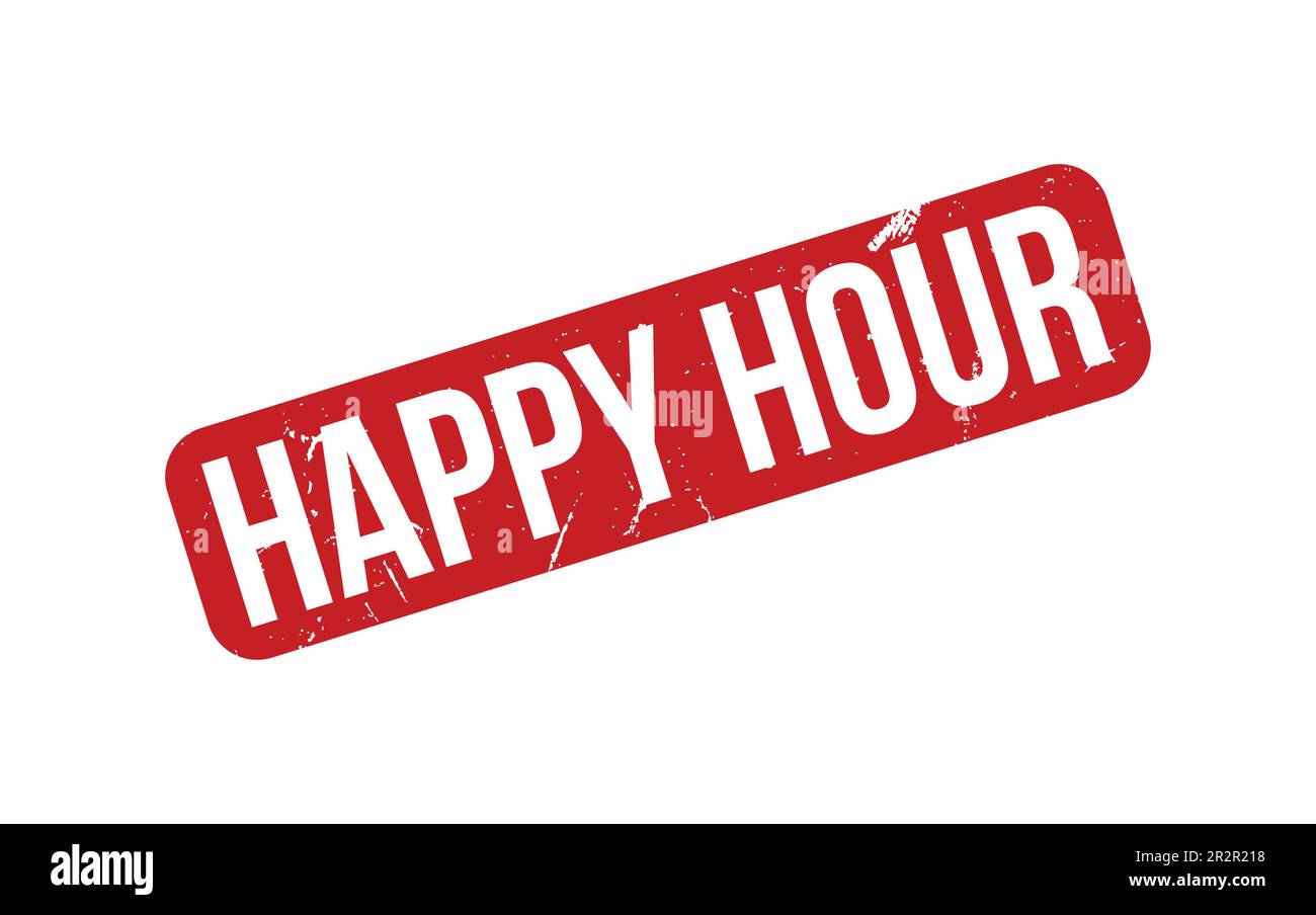 Happy Hour Rubber Stamp Seal Vector Stock Vector Image & Art - Alamy