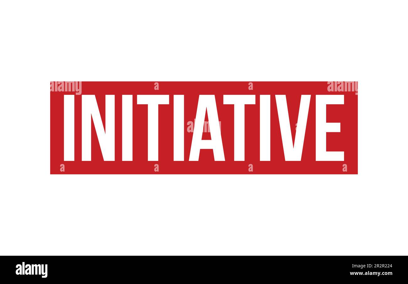 Initiative Rubber Stamp Seal Vector Stock Vector Image & Art - Alamy