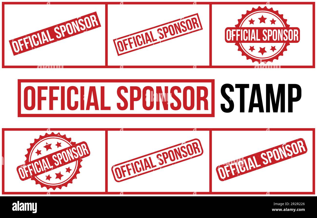 Official sponsor seal hi-res stock photography and images - Alamy