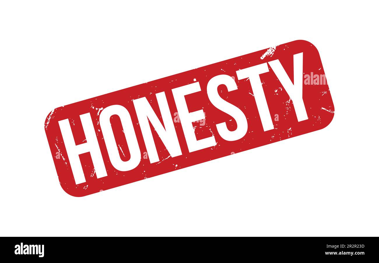 Honesty Rubber Stamp Seal Vector Stock Vector Image & Art - Alamy