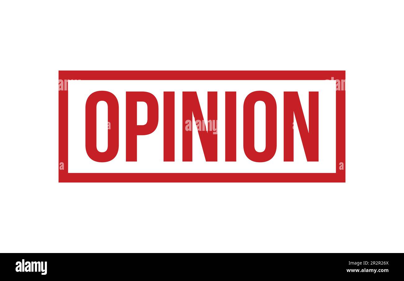 Opinion Rubber Stamp Seal Vector Stock Vector Image & Art - Alamy