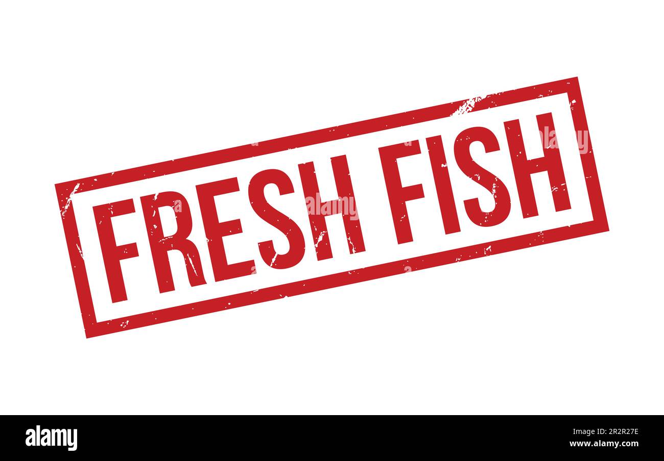 Fresh Fish Rubber Stamp Seal Vector Stock Vector Image & Art - Alamy