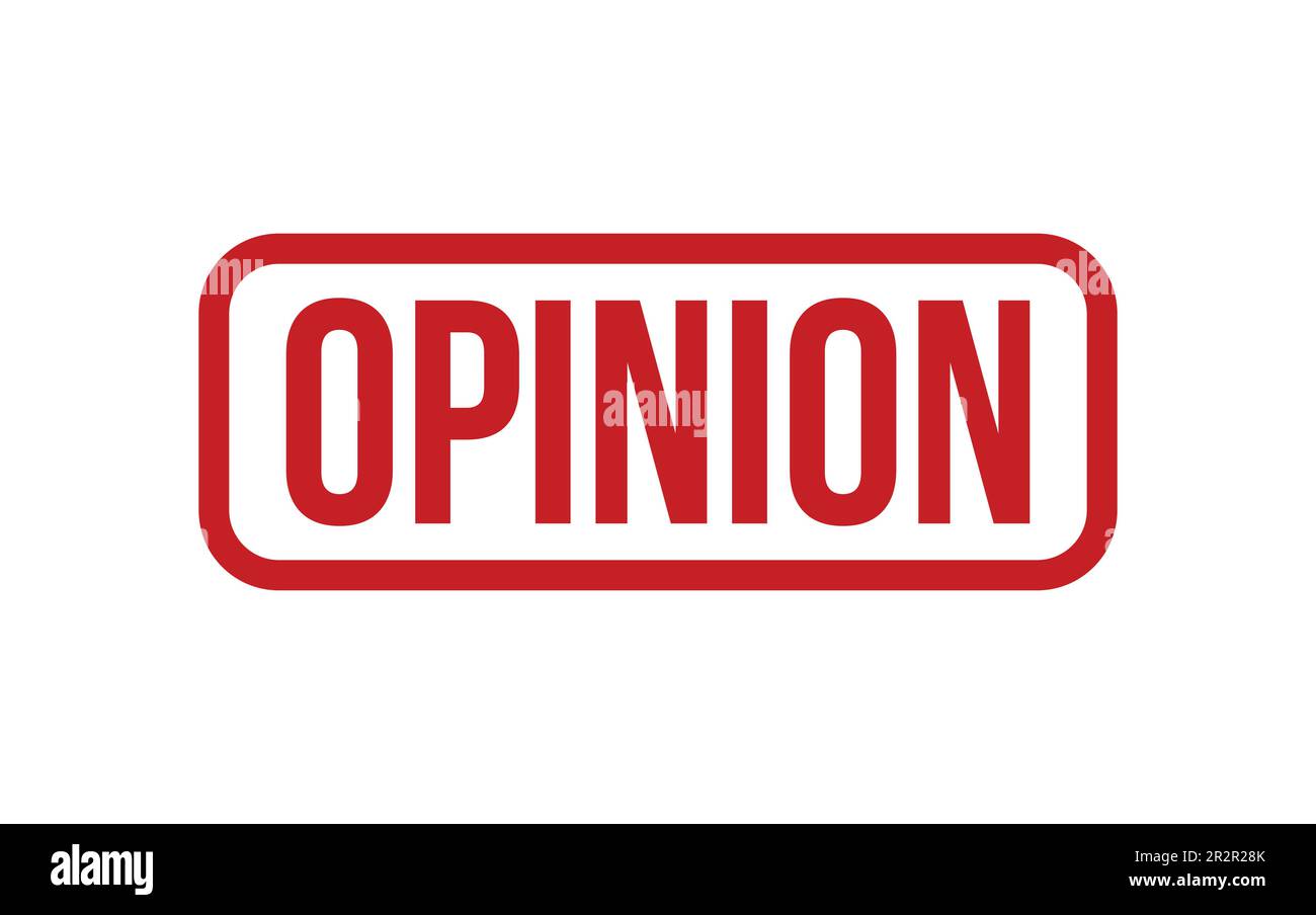 Opinion Rubber Stamp Seal Vector Stock Vector Image & Art - Alamy