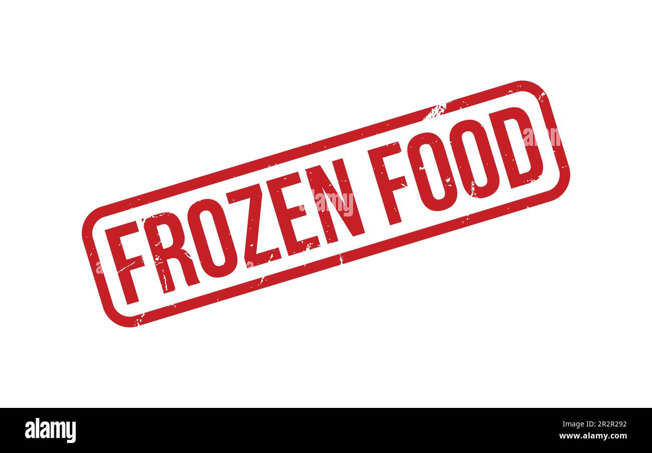 Frozen Food Rubber Stamp Seal Vector Stock Vector Image & Art - Alamy
