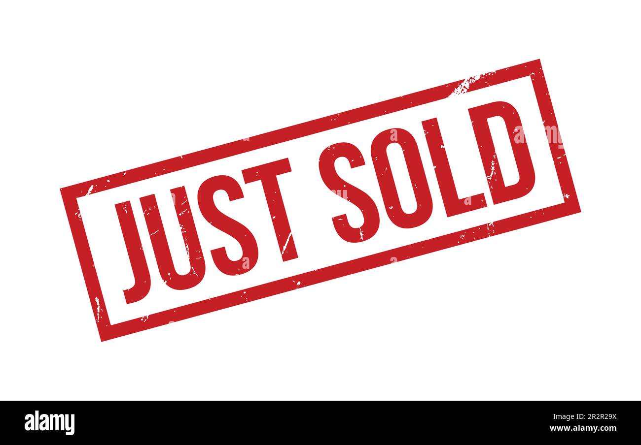 Just Sold Rubber Stamp Seal Vector Stock Vector Image & Art - Alamy