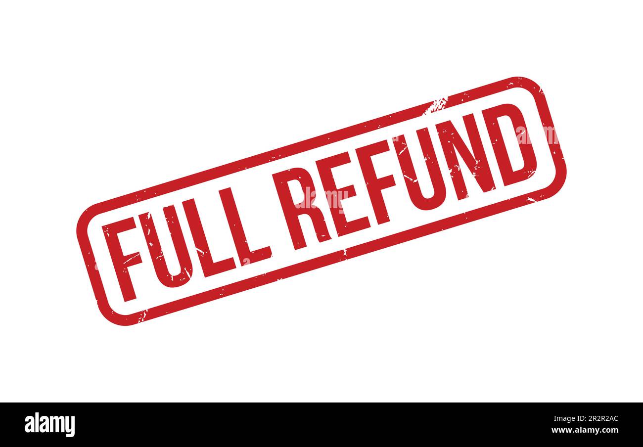 Full refund rubber stamp hi-res stock photography and images - Alamy