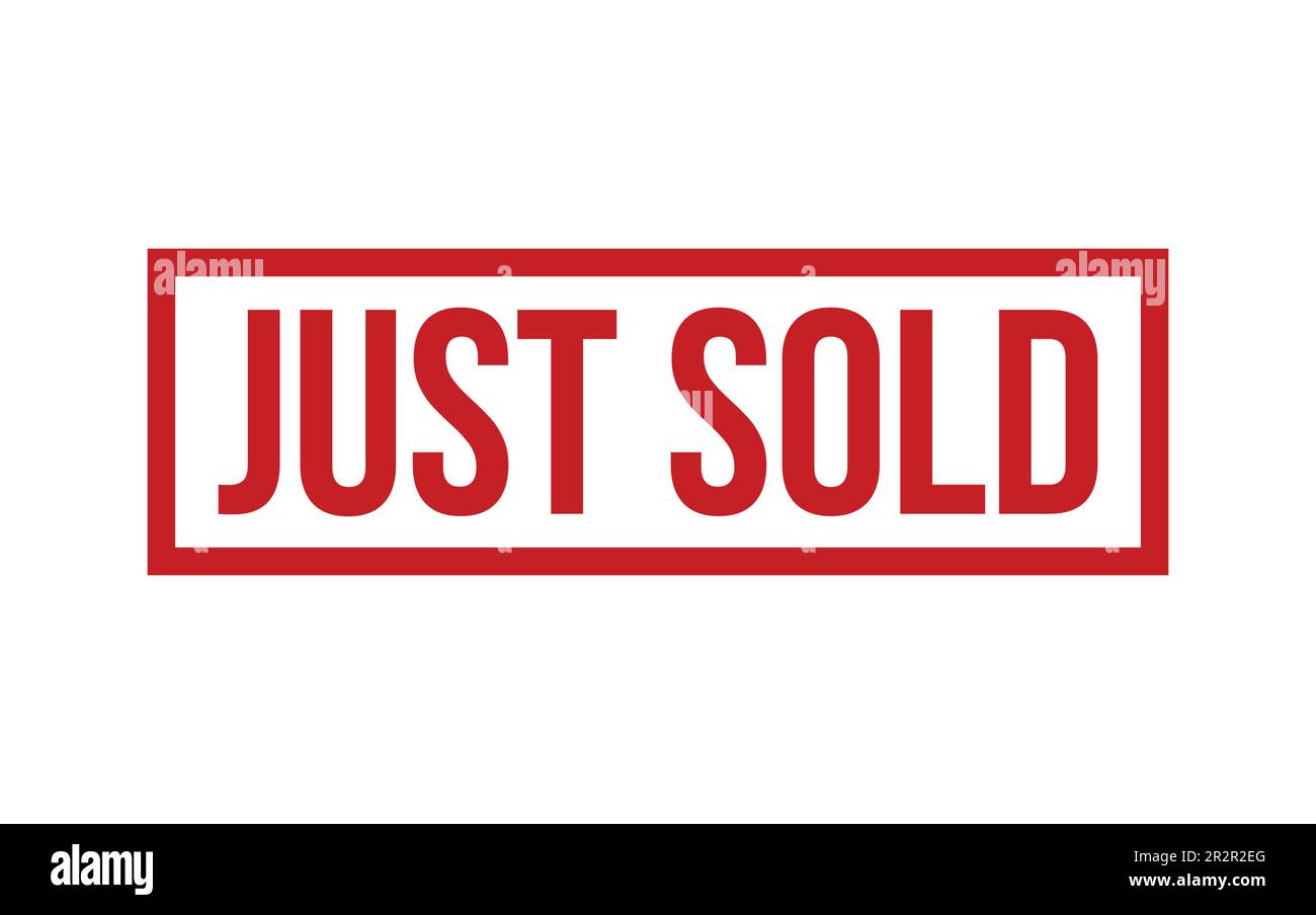 Just sold vector vectors hi-res stock photography and images - Alamy