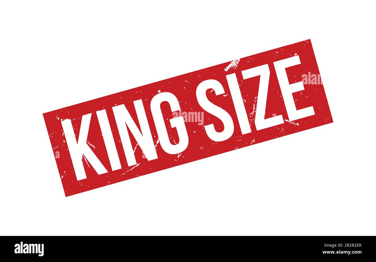 King Size Rubber Stamp Seal Vector Stock Vector Image & Art - Alamy