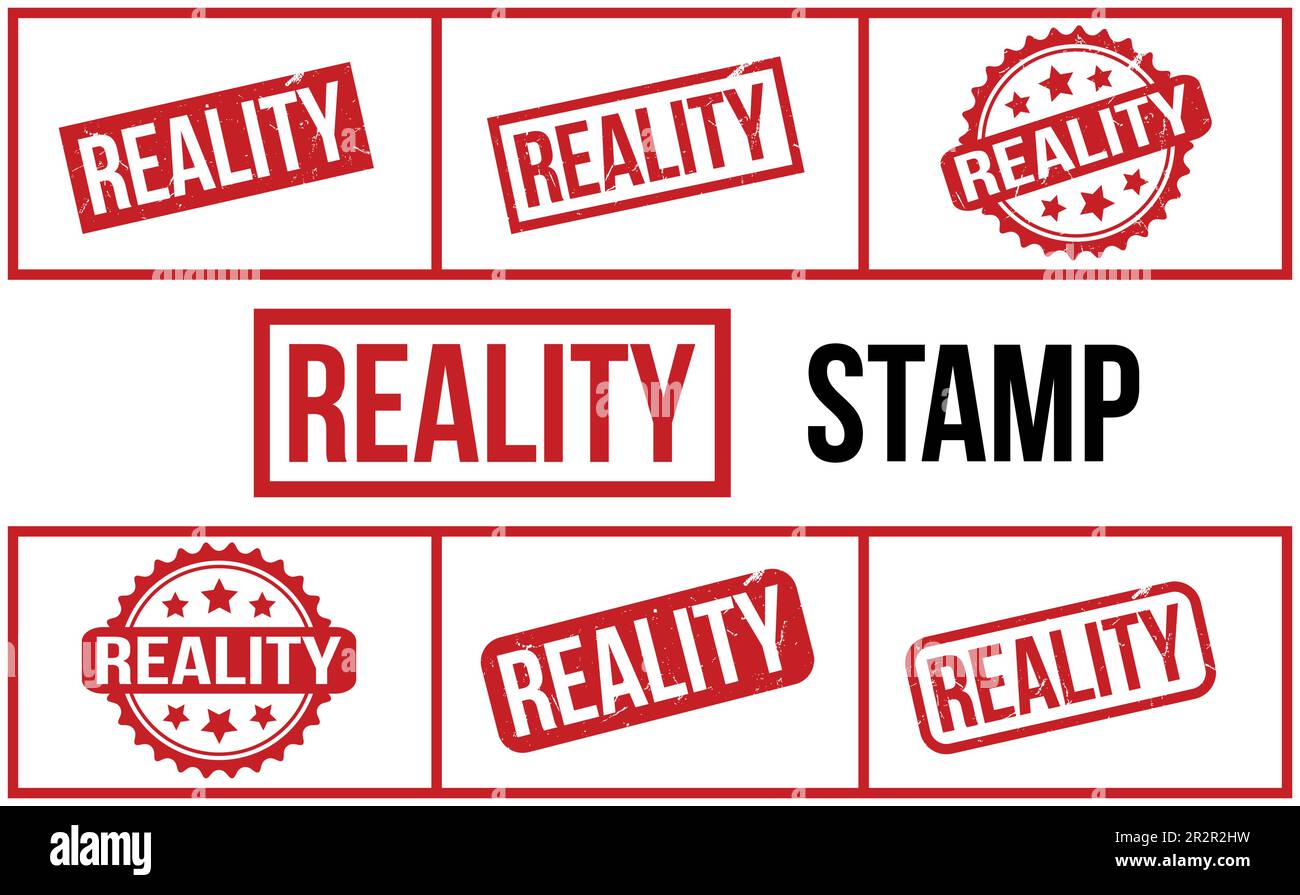 Reality stamp hi-res stock photography and images - Alamy