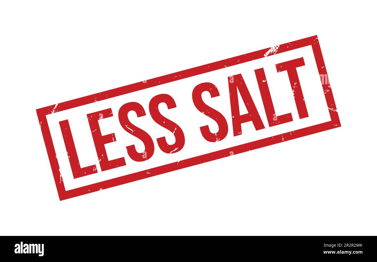 Less salt Stock Vector Images - Alamy