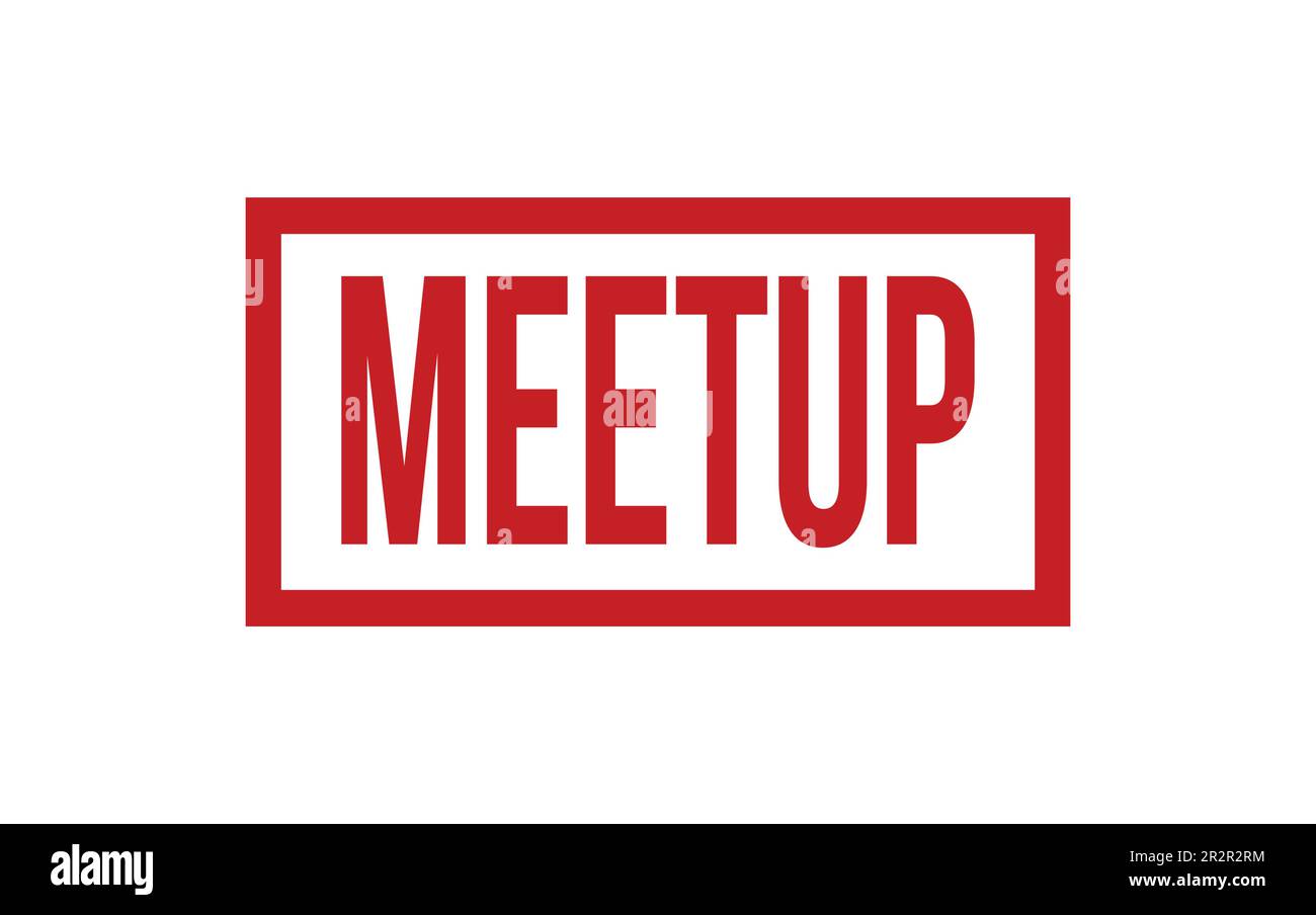 Meetup rubber stamp hi-res stock photography and images - Alamy