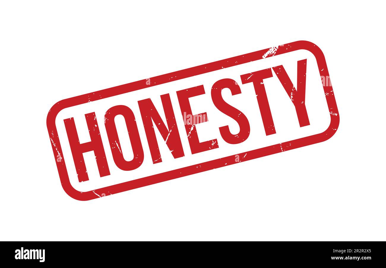 Honesty Rubber Stamp Seal Vector Stock Vector Image & Art - Alamy