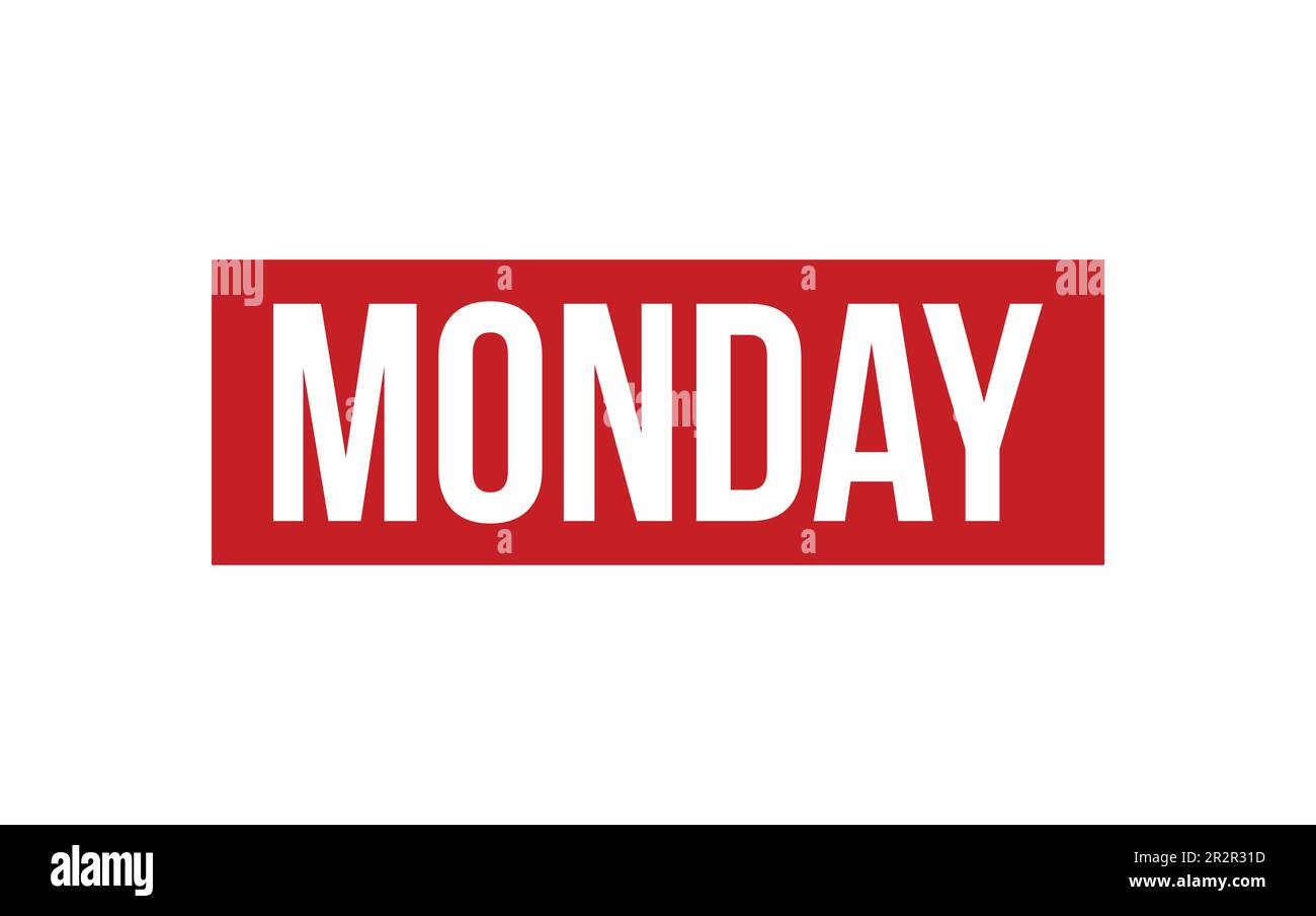 Word monday Stock Vector Images - Alamy