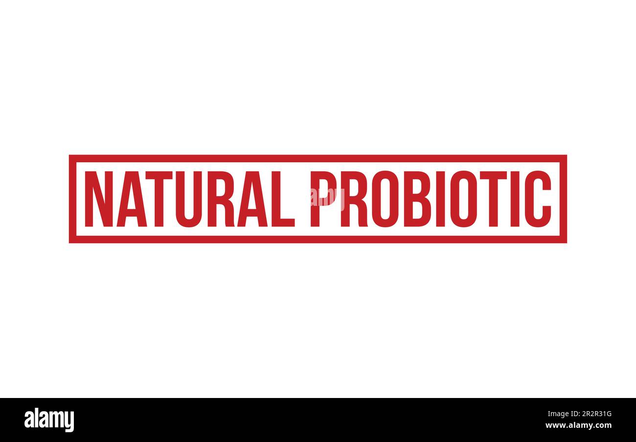 Natural probiotic stamp hi-res stock photography and images - Alamy