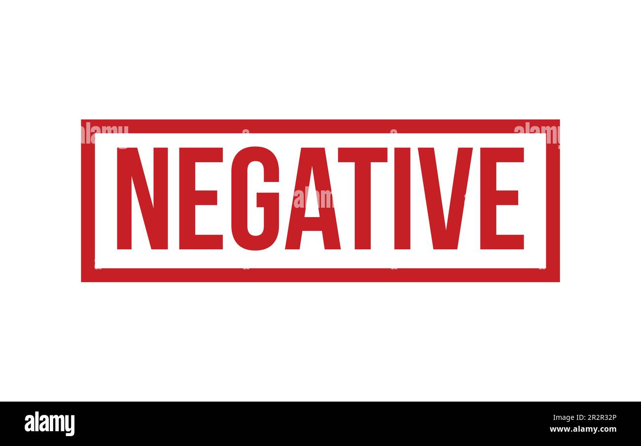 Negative word Stock Vector Images - Alamy